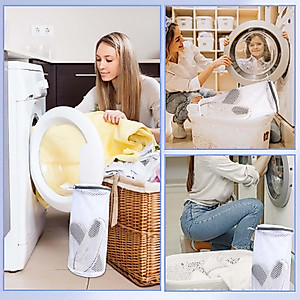 2 Pcs Shoe Washing Machine Bag, 15x7 Inches Mesh Washing Bag Shoes Wash Bags With Zipper Mesh Laundry Bag For Washing Machine Sneaker Mesh Washing Bag Large Size Laundry Shoe Bag For Sneaker