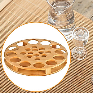 Beer Glass Tray Glass Holder Tray for Party Drinking Home Organizer for Club Drinks Cup Stand Serving for Bar Pub 12 Holes Beer Tray Holder