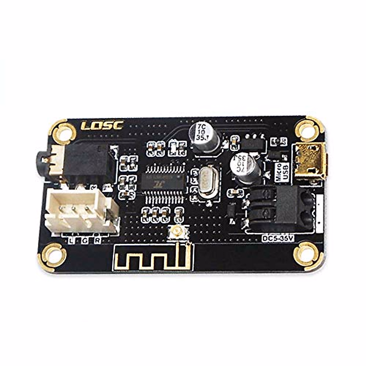 Wixine 1Pcs 12V/24V Car Bluetooth 4.2 Audio Receiver Board Sound Stereo Module Wire