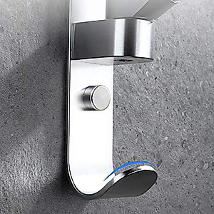 OMOONS Wall-Mounted Stainless Steel Bathroom Kitchen Towel Rack Holder with 3 Swivel Bars