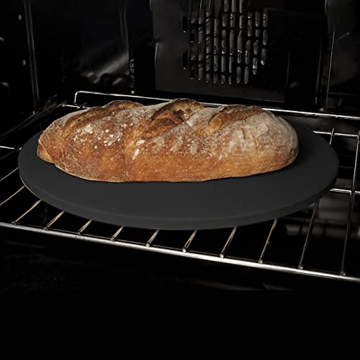Pizza Stone Bread Baking Stone 13 Inch, Round Pizza Plate, Thermal Shock Resistant, Durable and Safe, Pizza Stone for Oven for Oven/BBQ/Air Fryer