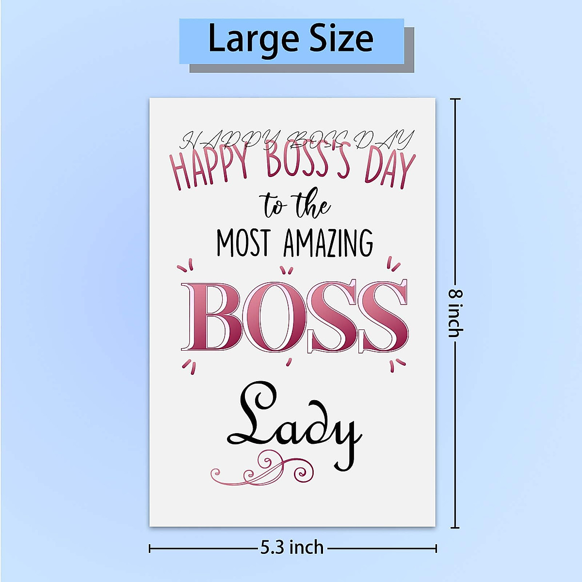 Hincoo Employee Appreciation Gifts, Best Boss Gifts For Women, Bosses Day Card, Bosses Day Gifts For Women, Bosses Day Gifts For Men, Boss Lady Gifts For Women, Boss Day Gifts For Women