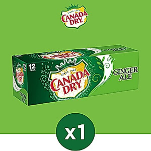 Canada Dry Ginger Ale Soda, 12 fl oz cans (Pack of 12)