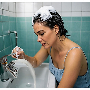 Swivel Sink Faucet Extender - for Bathroom Sink, Kitchen Sink, Toddlers, Kids, Made of Solid Copper, 2 Mode Water Outlets - Easily Extend The Reach of Your Faucet