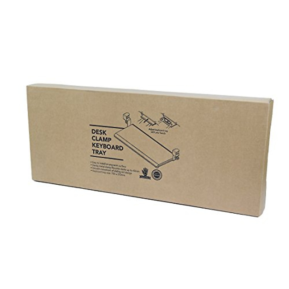 Mobotron Under-Desk Keyboard Clamp Tray Electronic Device Platform