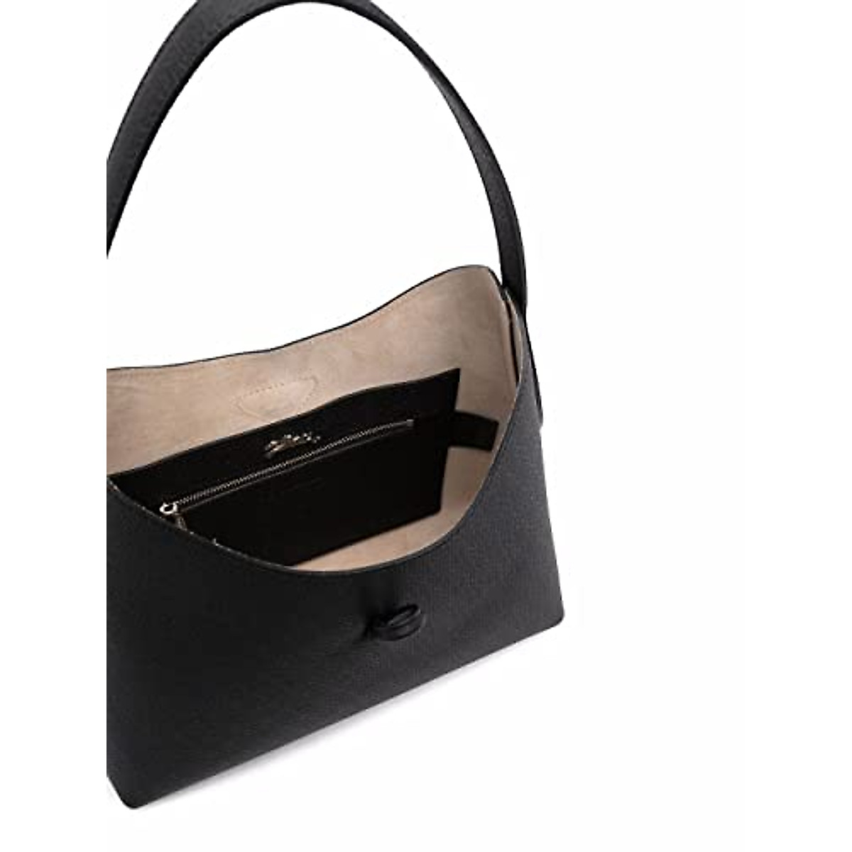 Longchamp "Roseau Essential Leather Hobo Shoulder Handbag