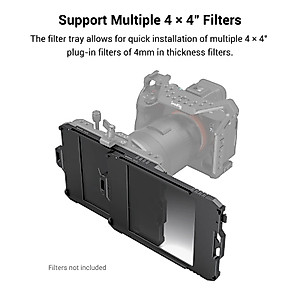 SmallRig Filter Tray (4 x 4) for SmallRig Mini Matte Box, Compatible with 4 x 4 Plug-in Filters - 3320