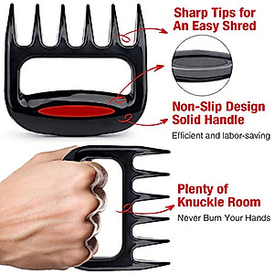 Dad Husband Men Stocking Stuffers - SURDOCA Unique Chicken Shredder Claws Cooking Gadgets Kitchen Meat Tool Gifts for Adults, Grill Smoker Accessories BBQ Gifts for Him Cool Useful White Elephant Gift