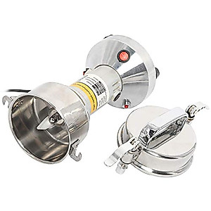 YaeMarine 150g Grain Mill Grinder High Speed Electric Stainless Steel Grinder Spice Herb Cereals Corn Flour Powder Machine (Capacity, 150g)