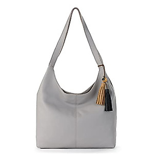 The Sak Womens Huntley Leather Hobo, Light Smoke, One Size US