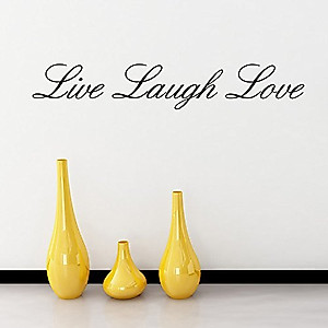 Live Laugh Love Removable Wall Stickers Home Decals Decor Quote Art Vinyl DIY