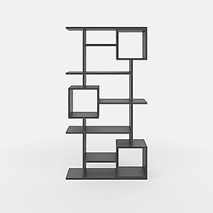 Ada Home Décor Barrett Bookcase, 36'' x 68'' x 11'', Oak