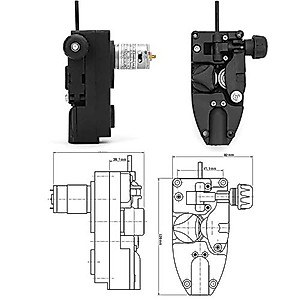 MIG Welder Wire Feeder, DC 24V 10W Soldering Wire Feeder Roll Wire Feed Motor for MIG MAG Welder Welding Machine