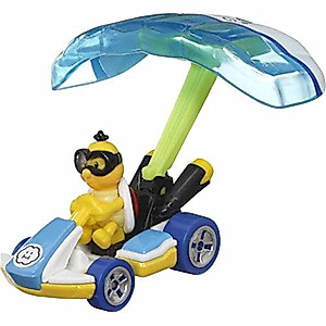 Hot Wheels Mario Kart Lakitu with Standard Kart and Parafoil Glider