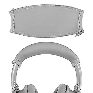 Geekria Headband Cover Compatible with Bose QuietComfort QC35 II Gaming, QC35, QC45 Headphones/Headband Protector/Headband Cushion/Easy DIY Installation No Tool Needed (Silver)