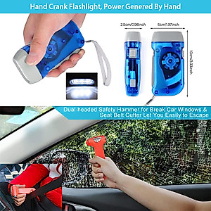 Car Emergency Roadside Tool kit,Road Side Safety Assistance Kit for Women Men Adult,Auto Truck Vehicle Emergency Bag with Shovel Jumper Cable First Aid Kit Blanket Front Rear Cover Alignment Tool