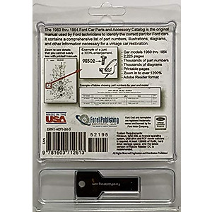 1960-1964 Ford Car Parts and Accessory Catalog (USB)