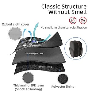 dethinton Compatible with Oculus Quest2 Case, Travel Case Compatible with Oculus Quest2 All-in-one VR Gaming Headset and Controllers Includes Multiple Quest2 Accessories (Black)