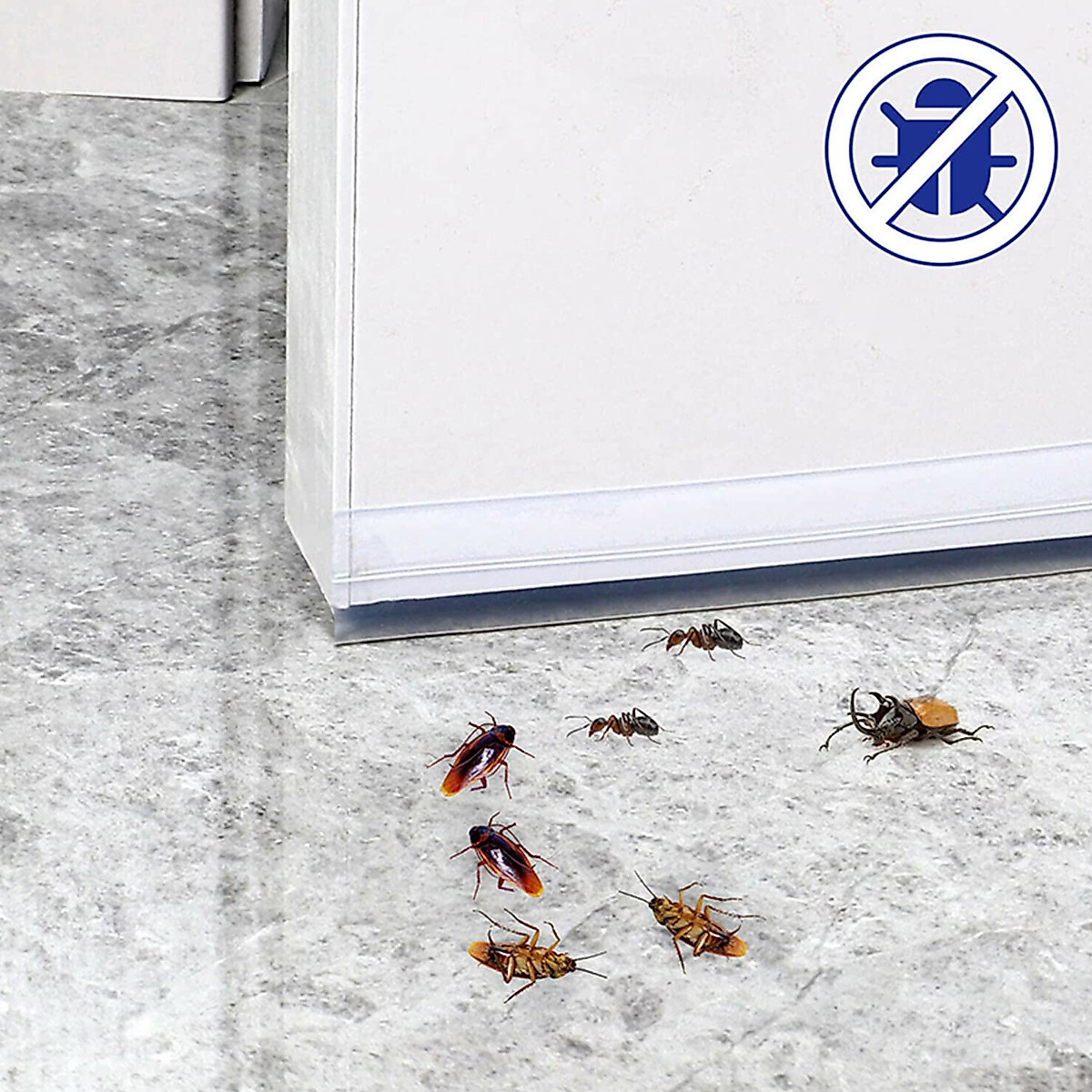 Weather Stripping Door Seal Strip, Ablink Adhesive Door Sealing Strip for Doors and Windows Gaps, Silicone Door Sealing Sticker Door Draft Stopper, 25mm