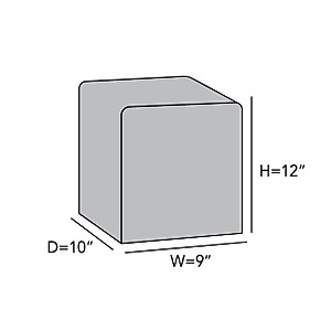 Covermates Keepsakes - Rectangular Appliance Cover - Dust Protection - Stain Resistant - Washable - Appliance Cover-Cream