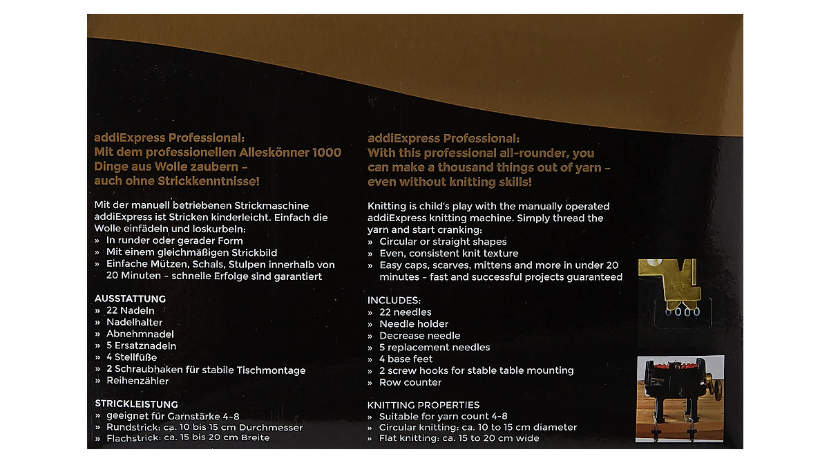 Addi Express Professional Knitting Machine | Versatile & High-Quality