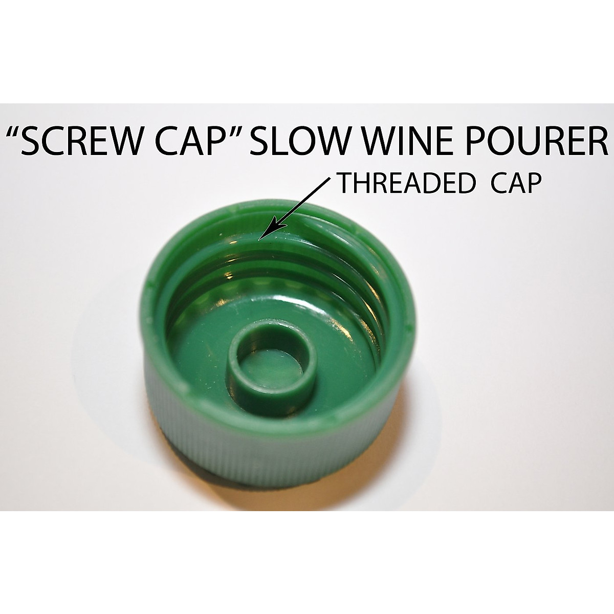 Screw Cap Slow Wine Pourer, Pack of 100