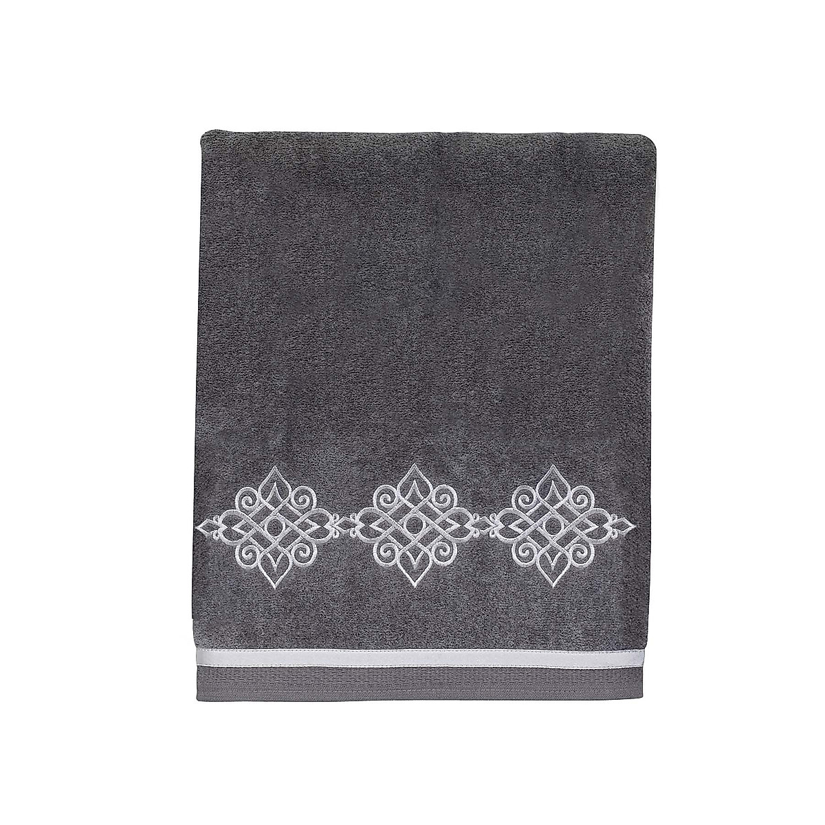 Avanti Linens - Bath Towel, Soft & Absorbent Cotton Towel, Nickel (Riverview Collection)