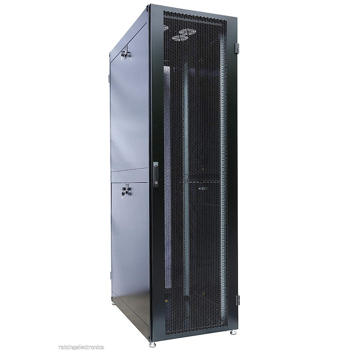 RAISING ELECTRONICS 42U Internet/Network Server Cabinet, 19 inch Installation, 1000mm Depth