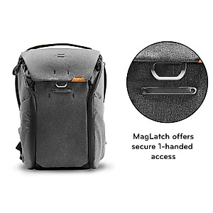 Peak Design Everyday Backpack V2 20L Charcoal, Camera Bag, Laptop Backpack with Tablet Sleeves (BEDB-20-CH-2)