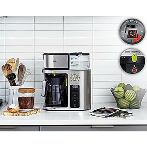 Braun KF9079SI Multiserve Coffee Maker, Stainless Steel