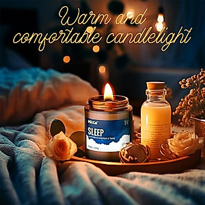 MicCai Scented Candles 7oz, Sleep Candles for Home Scented, Scented Candle Set for Stress Relief and Promote Sleep, Candles Gifts for Women and Men (2 Pack)