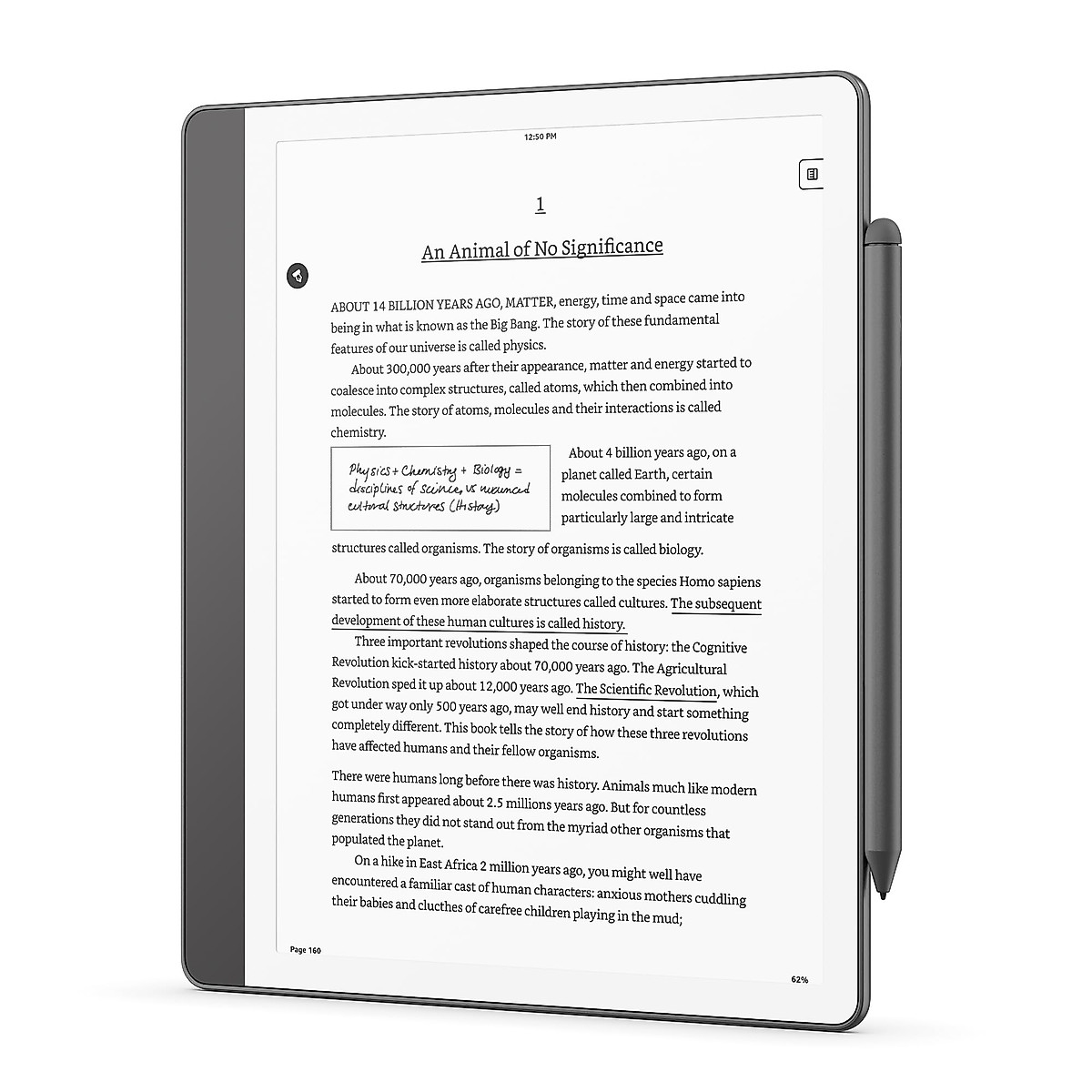 New Amazon Kindle Scribe Premium Pen, Sleek Stylus Design with Improved Eraser - Tungsten
