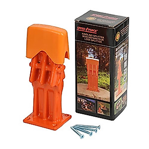 SPEED FORCE Firewood Splitter-Kindling Splitter-Log Splitter-Wood Splitter-Kindling Cracker – No Axe！Wedge Point Splits Firewood