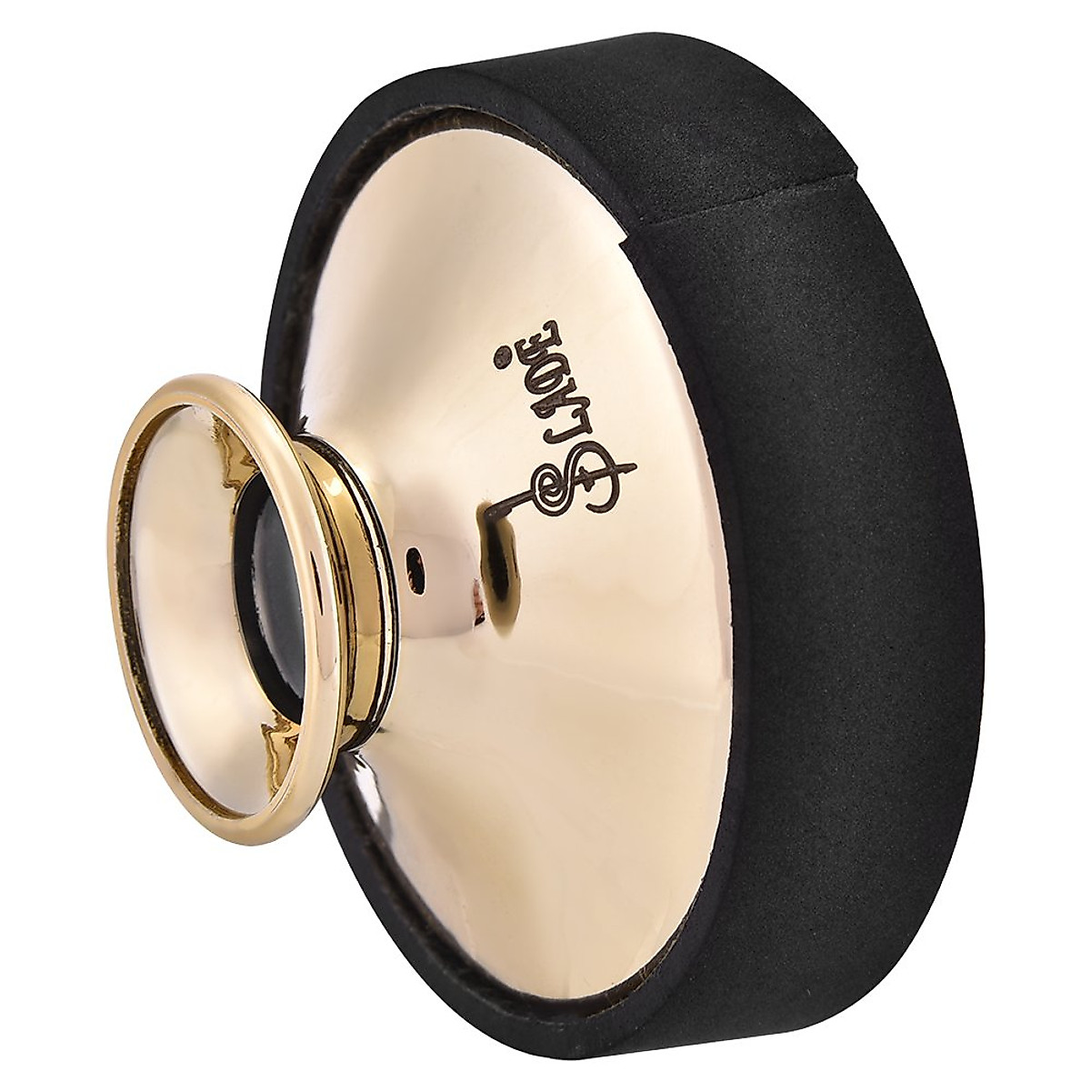 Sax Mute Lightweight Dampener Mute Saxophone Practice Noise Remove Music Instrument Part for Saxophone(Gold)