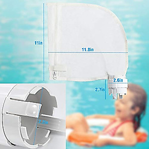 Romalon Fit Compatible with Polaris Bags All Purpose Filter Bag Replacement Parts for 360 380 Pool Cleaner Bags 2pack