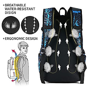 rickyh style School Backpack, Travel Bag for Men & Women, Lightweight College Back Pack with Laptop Compartmen…