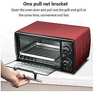 Compact Electric Oven, Household Baking Oven, Mini Oven with Electric Grill, 30 Minutes Rotation Timing,12 Liter Capacity (Color : B)