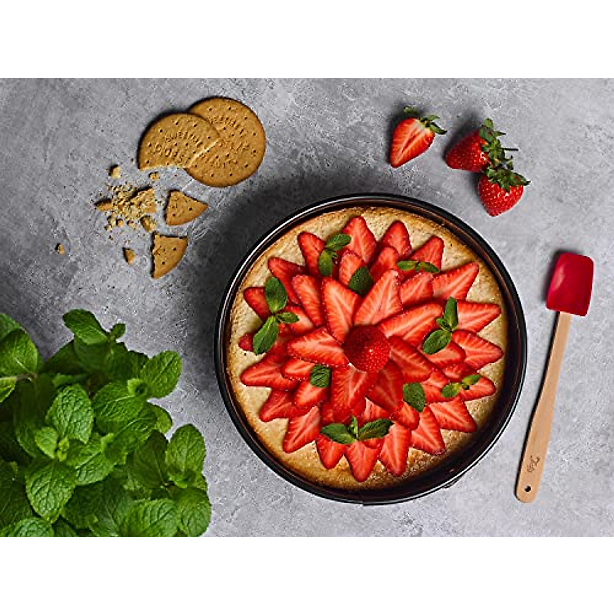 Tala Non Stick 10" Springform Cake Tin, Black