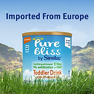 Similac Pure Bliss by Similac Toddler Drink with Probiotics,Starts with Fresh Milk from Grass-Fed Cows,Non-GMO Toddler Formula,24.7 ounces