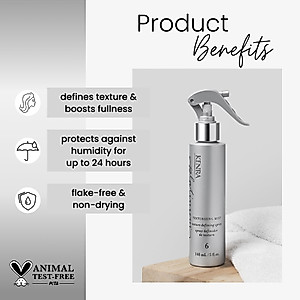 Kenra Platinum Texturizing Mist 6 | Texture Defining Spray | Defines Texture & Boosts Fullness | Protects Against Humidity Up To 24 Hours | Flake-Free & Non-Drying | All Hair Types | 5.0 fl. oz