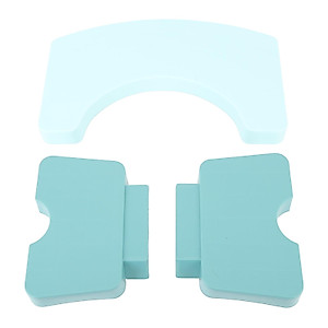 Zudoo Foldable Toilet Potty Stool, Easy to Storage Poop Foot Stool Anti Slip Comfortable Angle for Travel (Green)