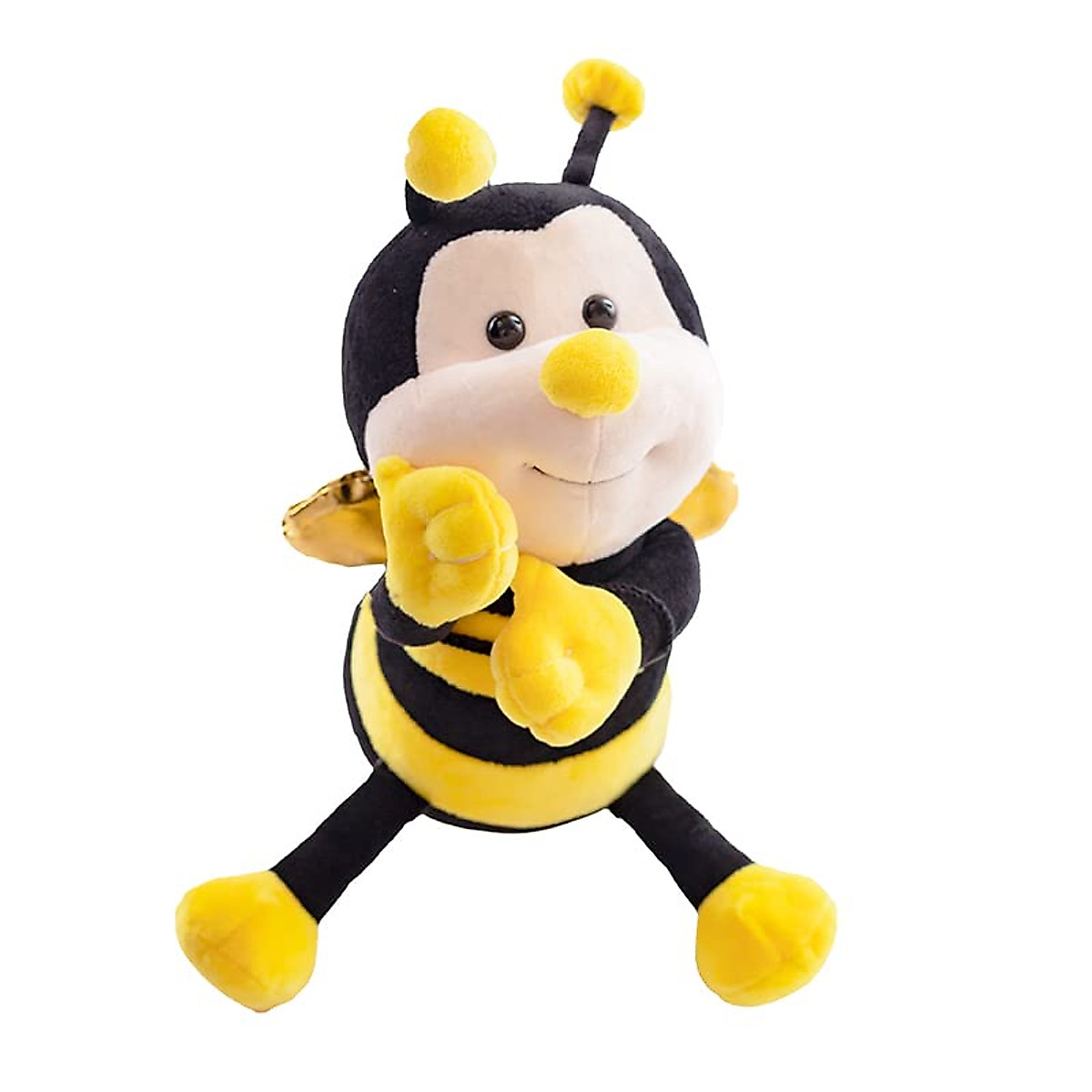 CASAGOOD Cute Bumblebee Stuffed Animals Super Soft Yellow Bee Plush Toys Stuffed Honeybee Plushies Animal with Wings Honey Bee Plush Doll Animal Toy for Kids & Lovers 13 INCH