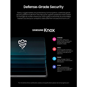 Samsung Galaxy Tab Active2 Water-Resistant 8” Rugged Tablet | 32GB & WiFi | with HD Camera and Biometric Security (SM-T390NZKEXAR), Black (Renewed)