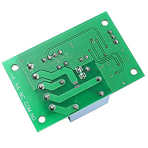 UHPPOTE 433MHz 1-Channel RF Wireless Remote Control Switch Input Voltage 12VDC for Garage Door Openers, Electirc Lock, LED Lights, etc.