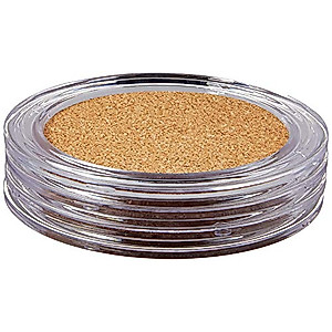 Spectrum Diversified, Clear Acrylic & Cork Set Set of 4 Absorbent Cork Coffee Tables, Drink Coasters to Prevent Water Damage, 4 Count