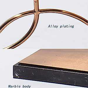 Book Ends for Shelves Chinese Style Creative Bookend Bookshelf Marble Anti-Moving Bookends, Used for Decoration of Office and Living Room Office Book Stand