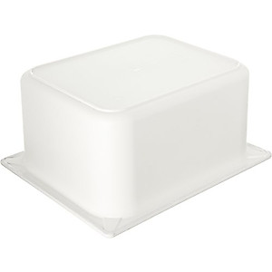Carlisle FoodService Products CM110102 Coldmaster ABS Standard Half-Size Food Pan, 6 quart Capacity, 12.73" x 10.36" x 5.59", White