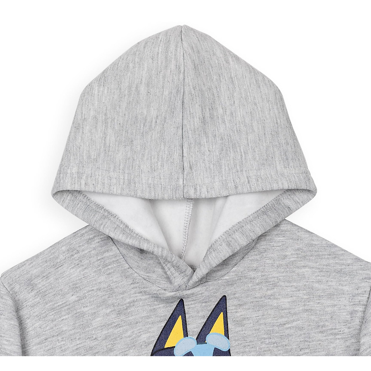 Bluey Toddler Boys Fleece Hoodie and Pants Outfit Set Grey/Blue 2T