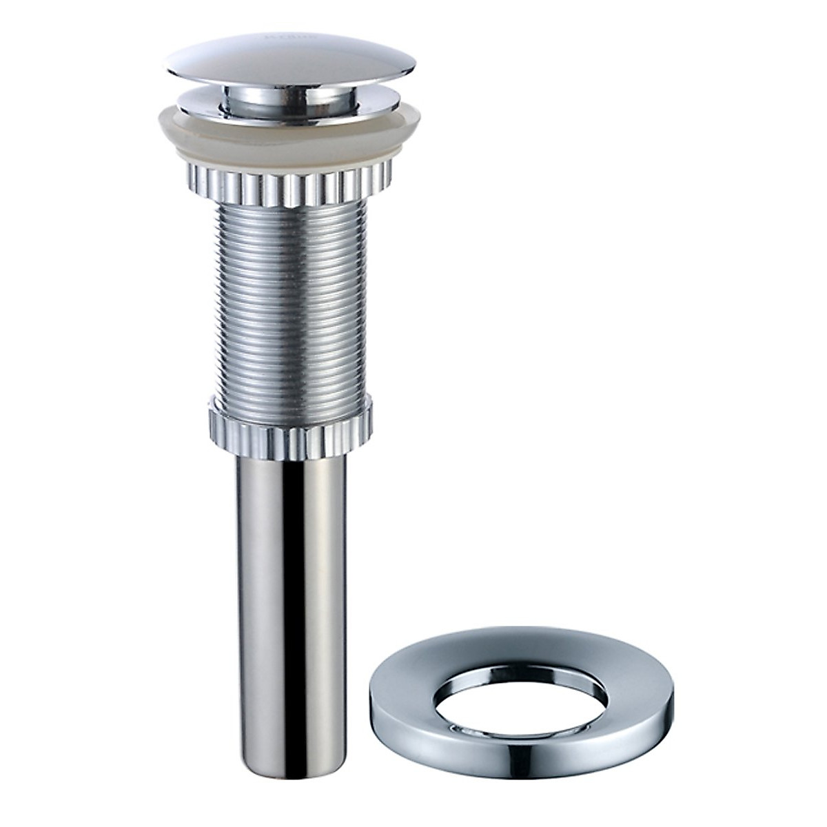 Irruption Red Glass Vessel Bathroom Sink with PU-MR Chrome