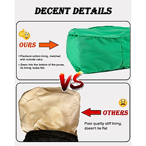 Rejolly Puffer Quilted Shoulder Bag for Women Puffy Bubble Tote Bag Lightweight Nylon Handbag Padded Soft Purse Green